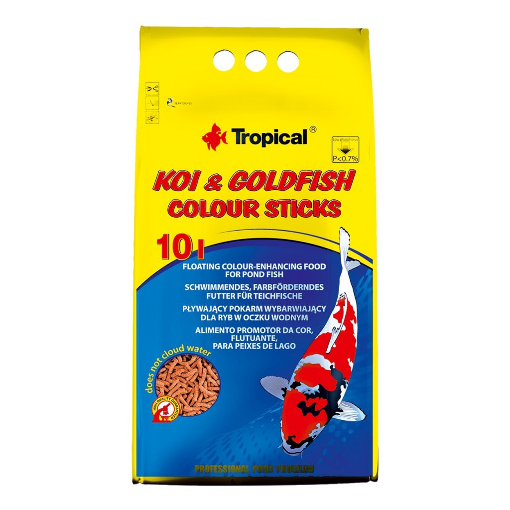 Tropical Koi & Goldfish Food Colour Sticks | Moore Water Gardens